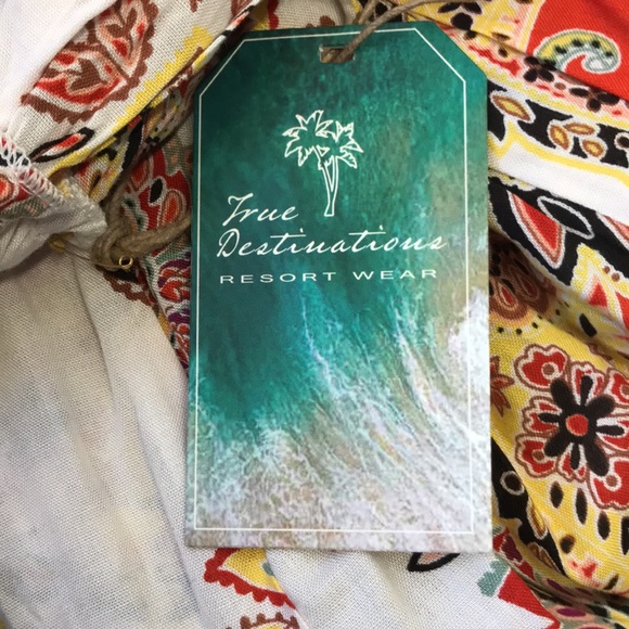 True Destinations | Swim | True Destinations Multicolor Wide Leg Swim ...